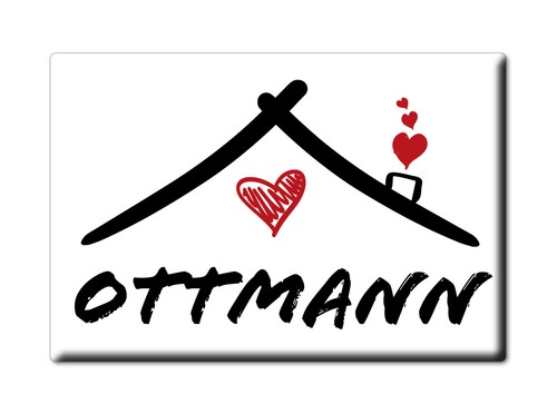 Ottmann Fridge Magnet Family Name Last Name Love Birthday Degree Gift ...
