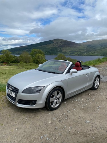 2009 Audi TT 2.0 Roadster FWD Turbo Silver With Red Leather 89k miles ...