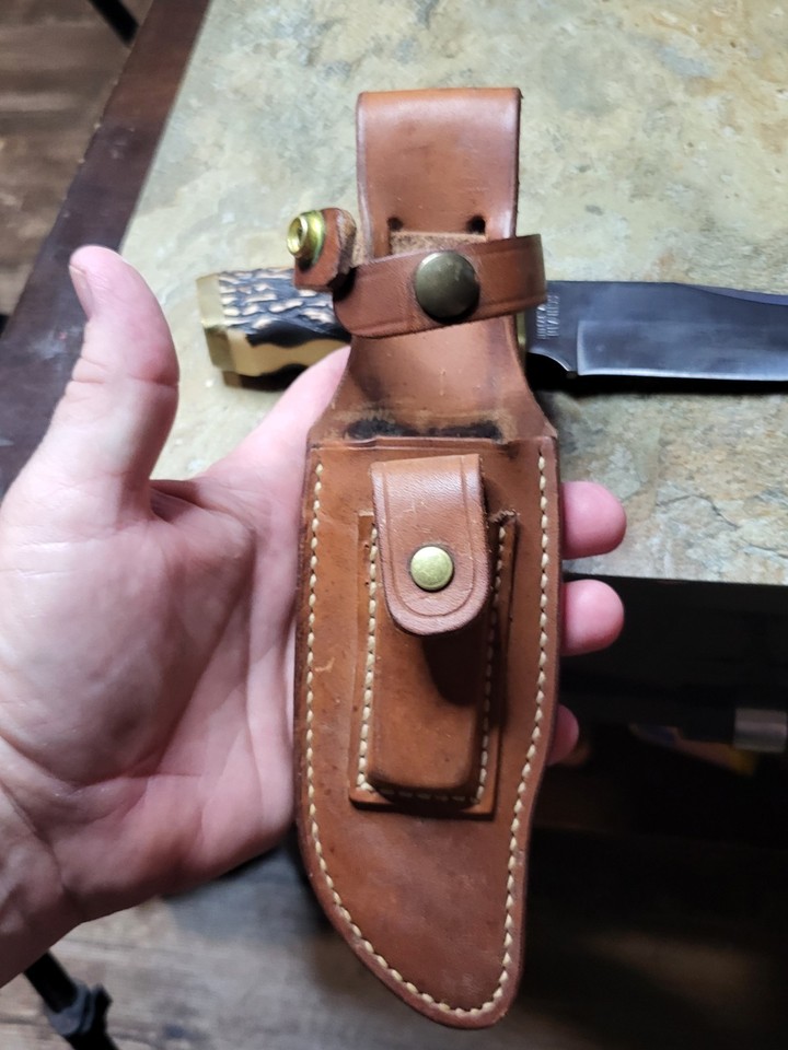 Vintage USA Schrade 171UH Uncle Henry Super Sharp Knife + Sheath | eBay