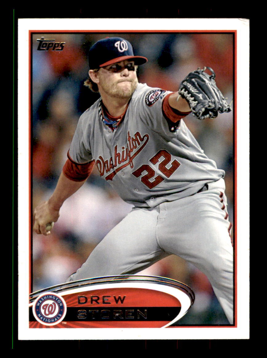 2012 Baseball Topps Drew Storen Washington Nationals #285 | eBay