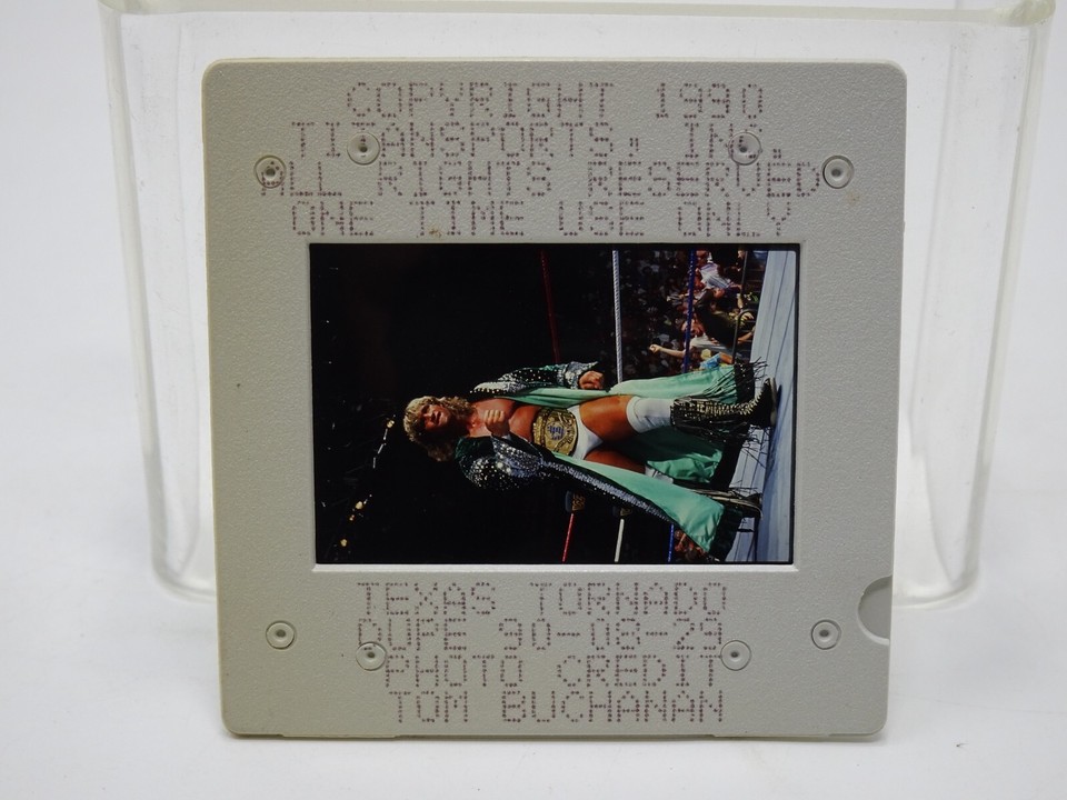 Hasbro WWF Texas Tornado 1991 Titan Sports Reference Slide Rare Vintage ...