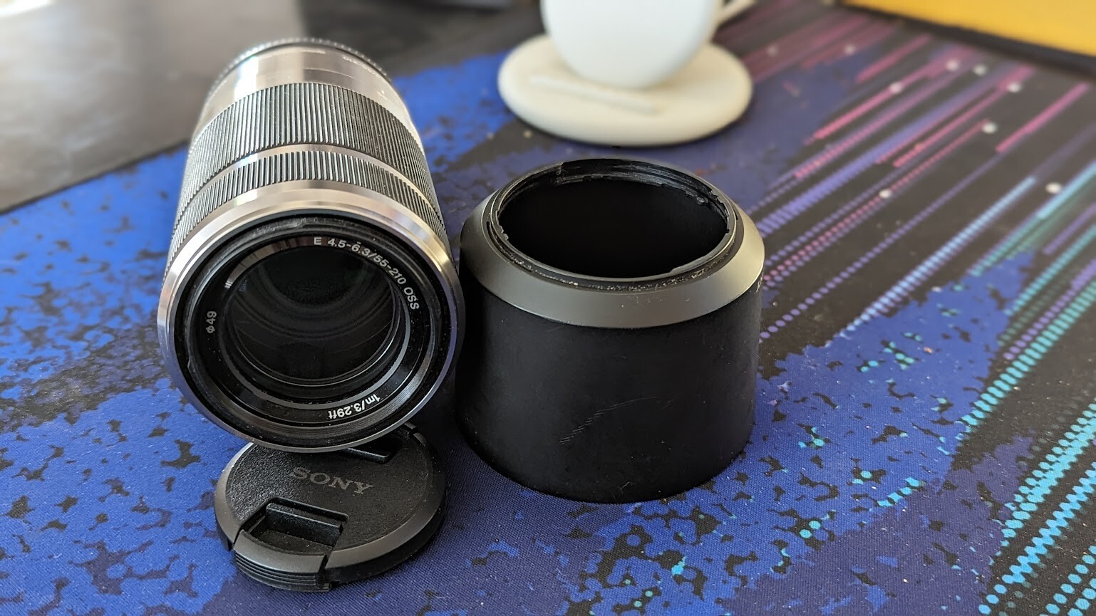 Sony SEL55210 55-210mm f/4.5-6.3 OSS Silver Zoom Lens for Sony E-Mount ...