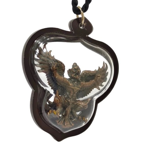 Garuda God Waterproof Pendant Necklace LP Wan Wat Klongkoon Thai Buddha ...