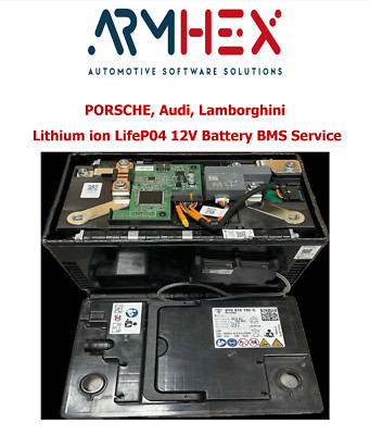 Porsche Cayenne LiFePo4 Lithium Ion Battery 12v BMS Repair + Charging ...