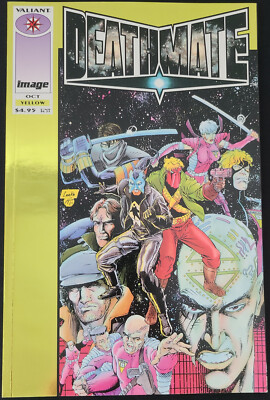 Valiant Image DEATHMATE YELLOW (Sep 1993) Mike Baron Bernard Chang Mike ...