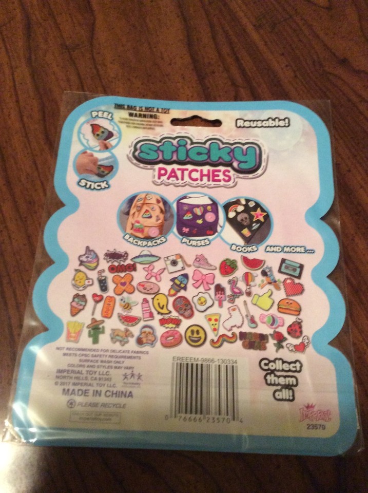 STICKY PATCHES Reusable peel & stick patch - FLYING HEART LOVE HAND ...