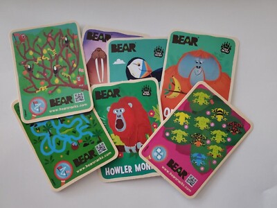 Bear's Collectible Animal Cards from Bear Fruit Rolls | eBay