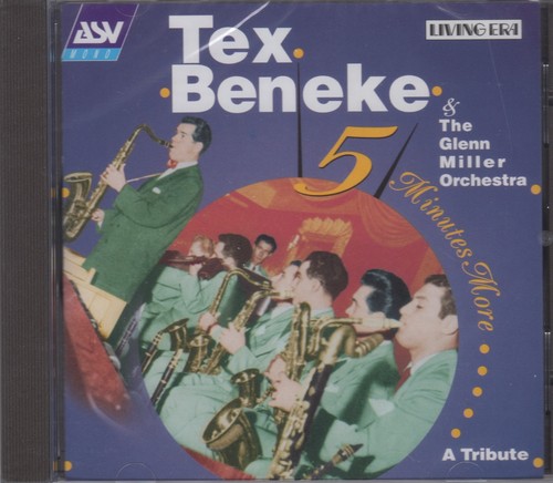 Tex Beneke & The Glenn Miller Orch. "Five Minutes More 1941-49" NEW ...