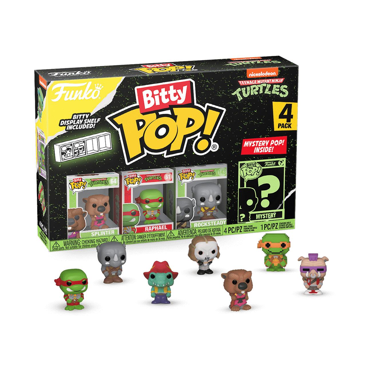 Funko Bitty Pop!: Teenage Mutant Ninja Turtles - Bitty Pop! Teenage ...