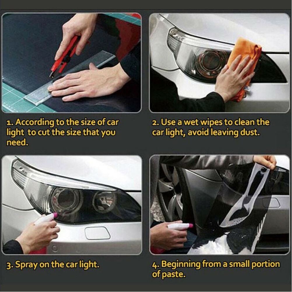 Headlight Protective Film for Car Durable and Scratch Resistant UV ...