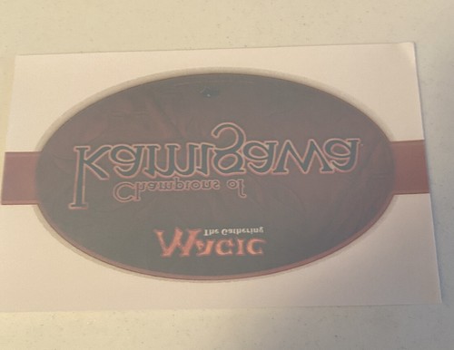 Magic The Gathering Champions of Kamigawa Promo Window Cling Sticker ...