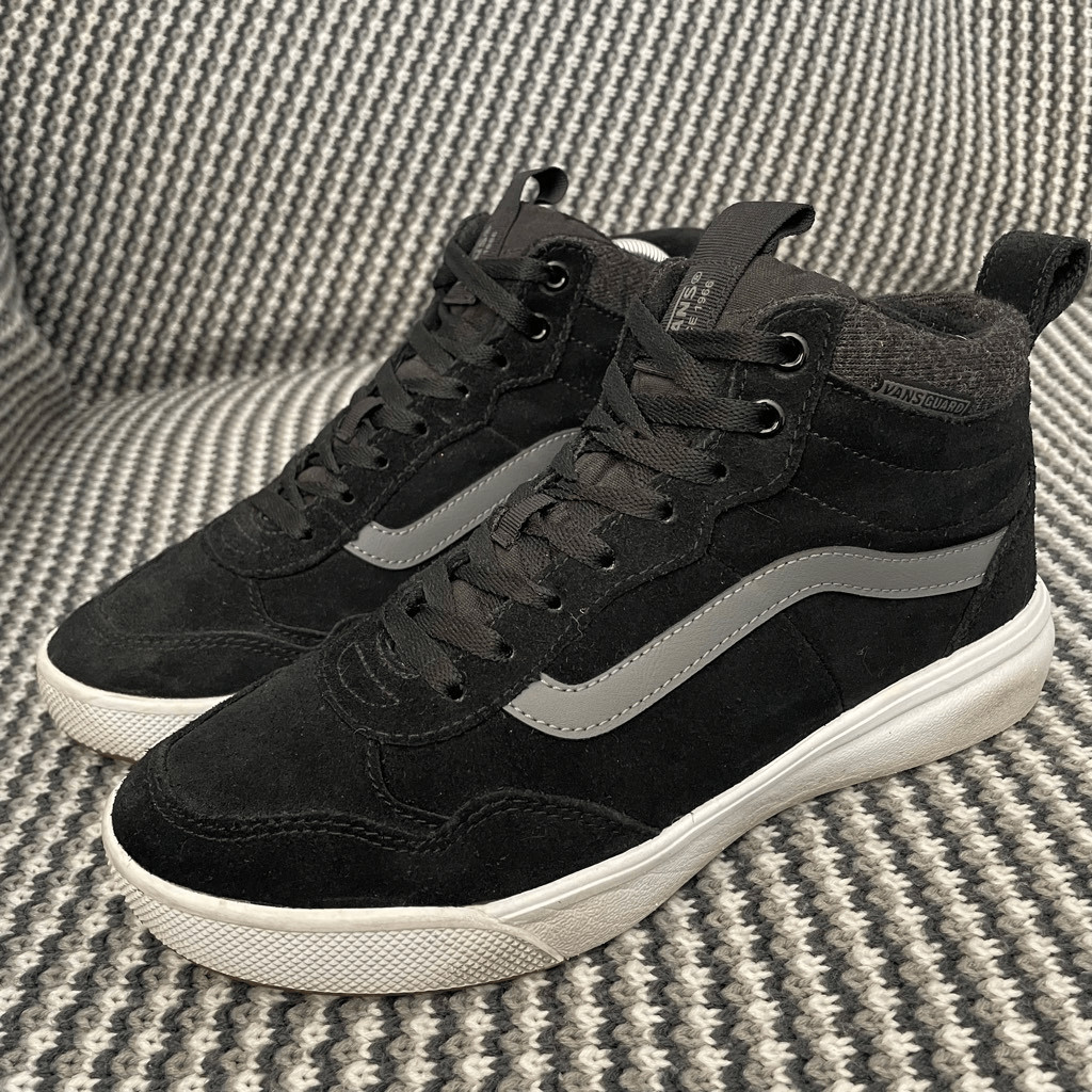 Vans Range Exp Hi black sneaker men’s shoe size 8.5/w… - Gem