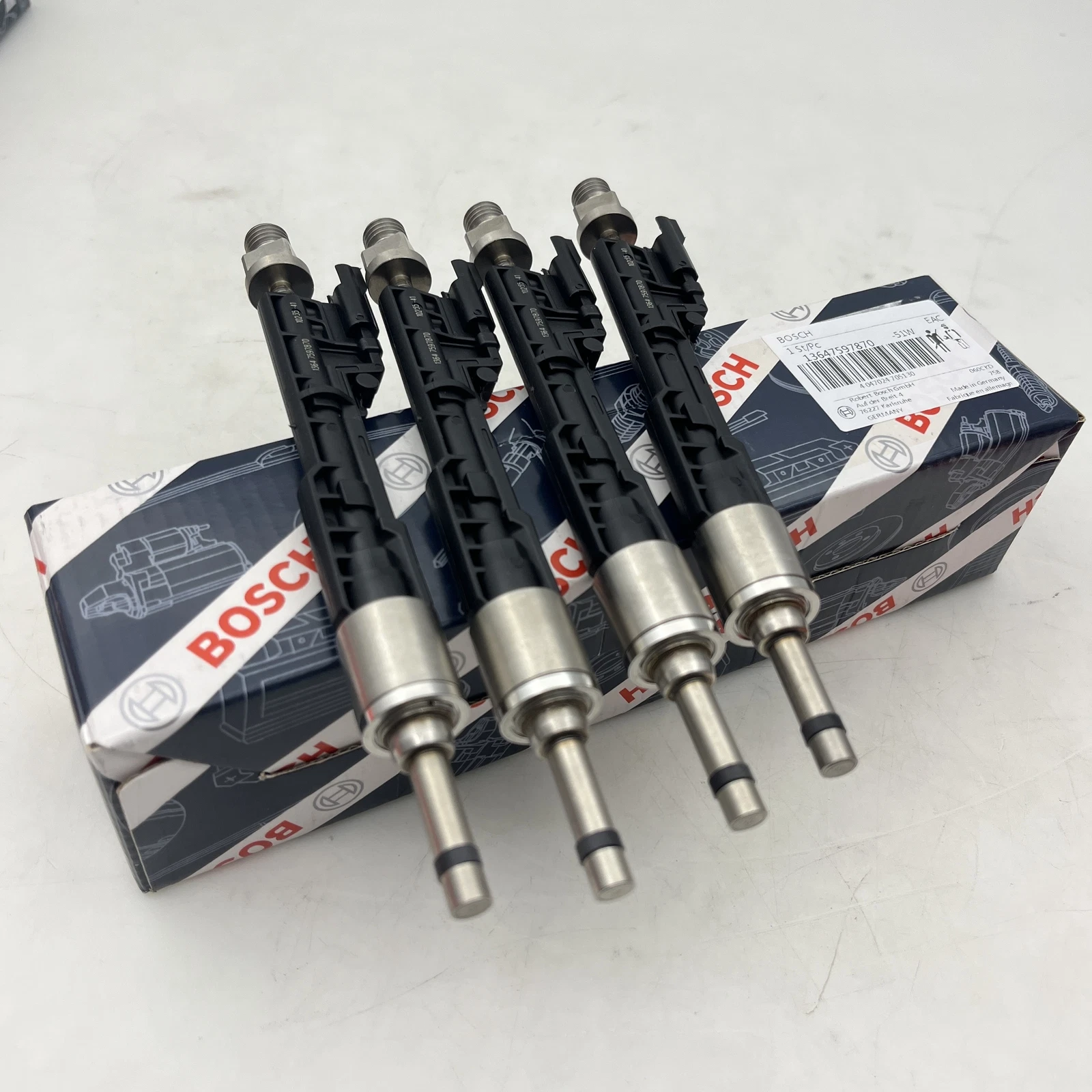 4x 13647597870 Fits for BMW Fuel Injector EU5 328i 320i 528i X1 X3 2.0L ...