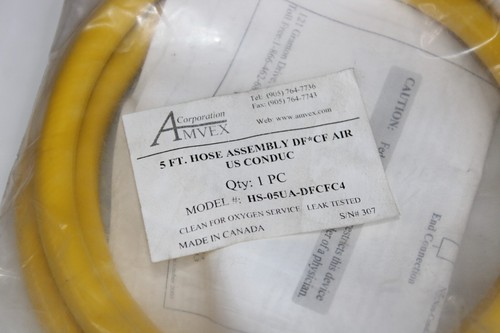 Amvex Medical Hose Assembly Yellow ref: HS-05UA-DFCFC4 | eBay