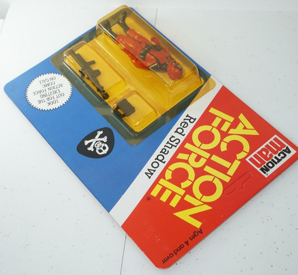 ACTION FORCE Red Shadow Figure PALITOY vintage 1982 MOC | eBay UK