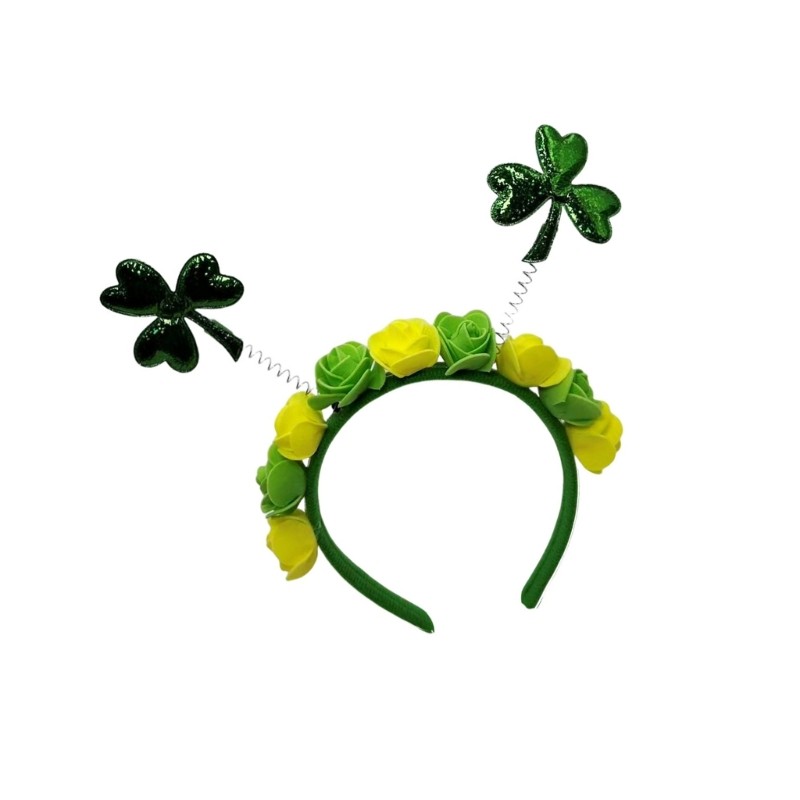 Multipurpose Shamrock Hair Band Ideal for Festive Event Parades and ...