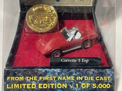 1996 Matchbox Gold Collection Corvette T-Top, Red, 1 of 5,000, 1/64 NIB ...