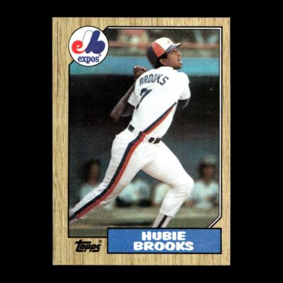 Hubie Brooks 1987 Topps Montreal Expos #650 Set Break R306 | eBay