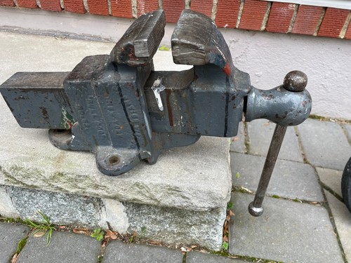 Vintage Prentiss Bull Dog Vise 4" Jaws #52 USA Made Tool | eBay