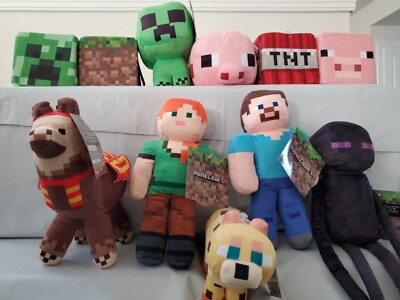 Minecraft Plush Toys Stuffed Animal Doll Soft Plush Mojang New With Tag ...