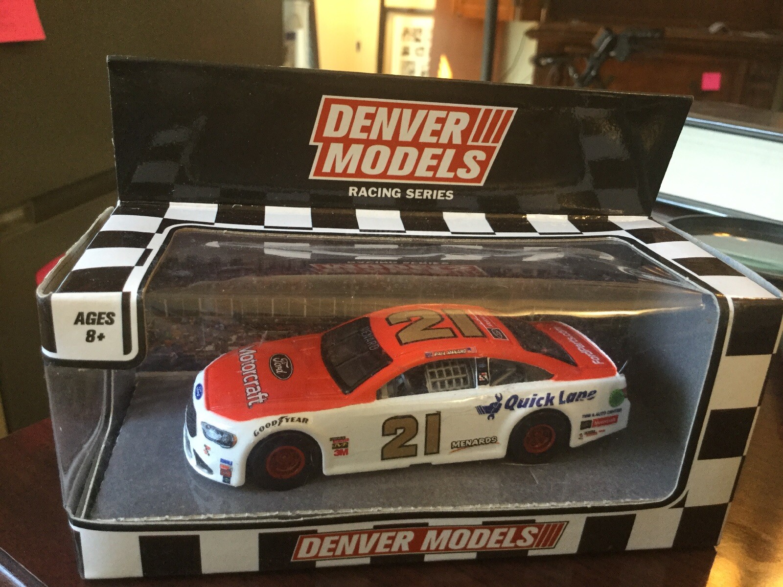 Menards- Denver Models Racing Series Red Ford Motorcraft 21 | eBay