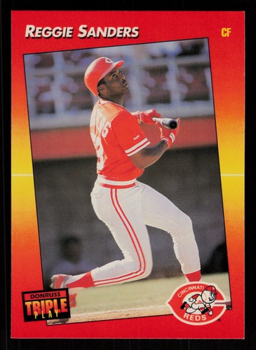 1992 Triple Play Reggie Sanders #109 Cincinnati Reds Baseball Card | eBay