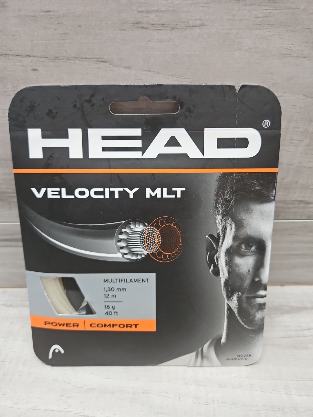 HEAD VELOCITY MLT TENNIS RACQUET STRINGS 1,30MM 12M 16G 40' NEW Ships ...