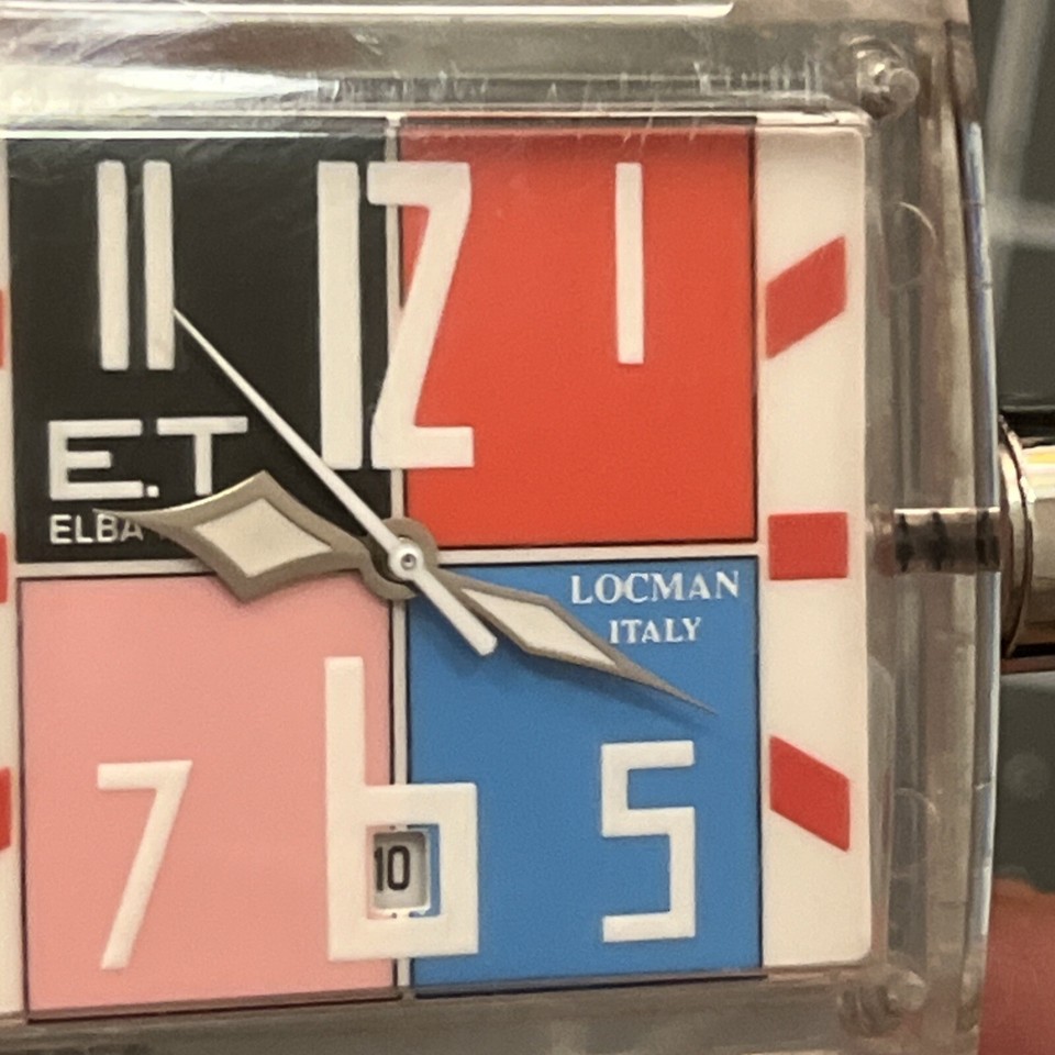 ELBA TEAM ET380 LOCMAN WATCH in Black/White/Red/Blue/Pink Black Band ...