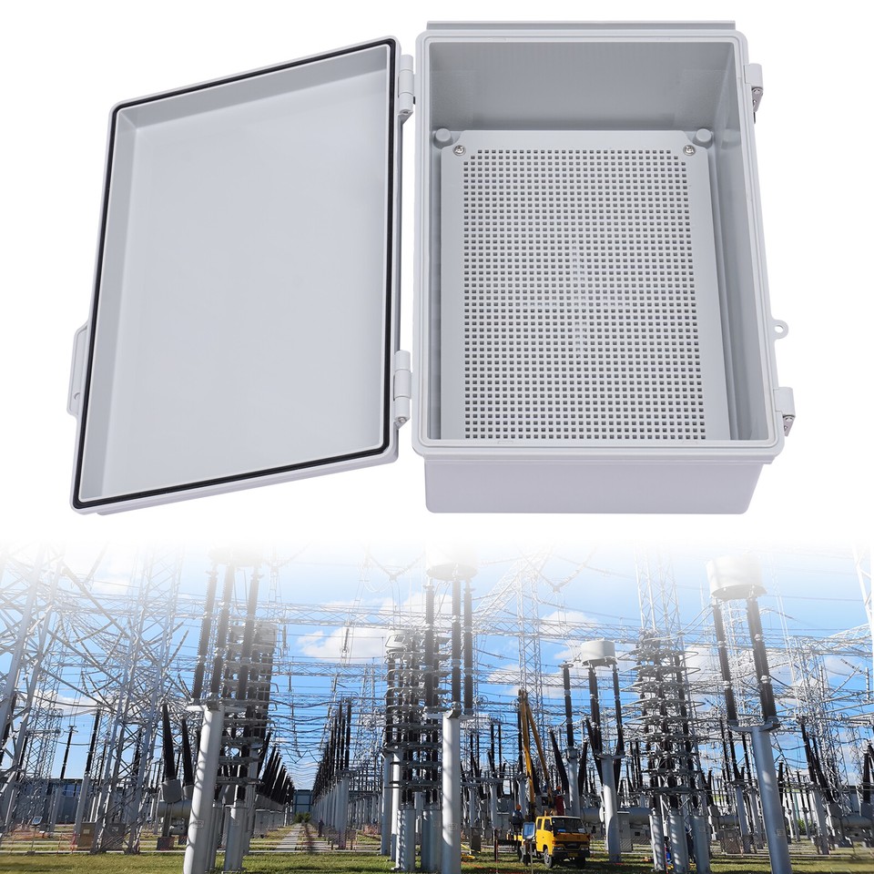14x10x6" Plastic Electrical Enclosure IP67 Waterproof Wall Mount ...