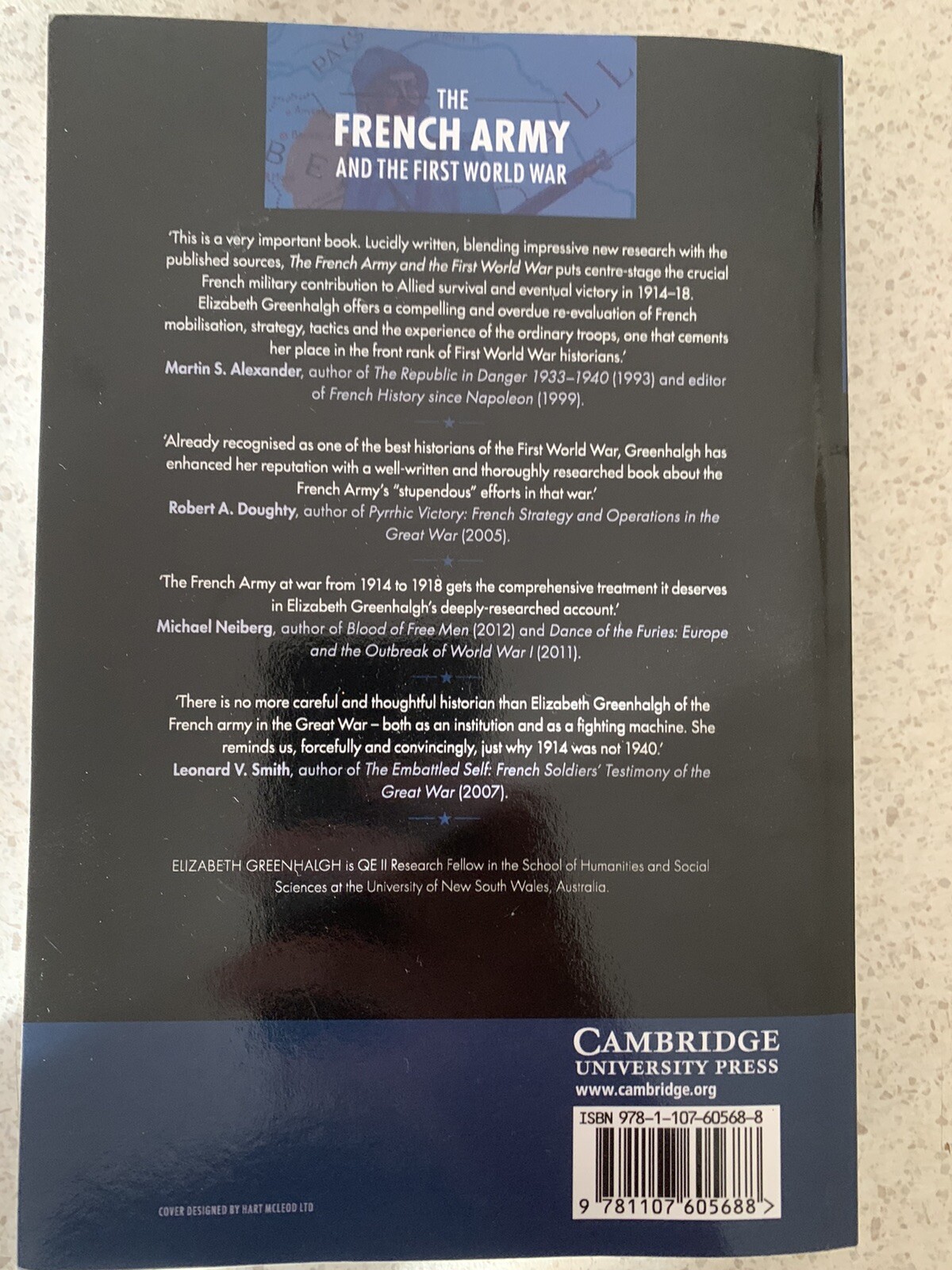 The French Army and the First World War by Elizabeth Greenhalgh ...