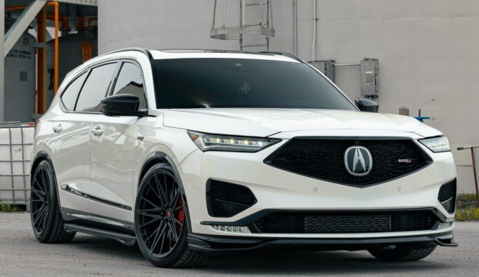 Acura Rdx Lowered 2019 Acura RDX With 21x10.5 30 Vossen Hf5 And