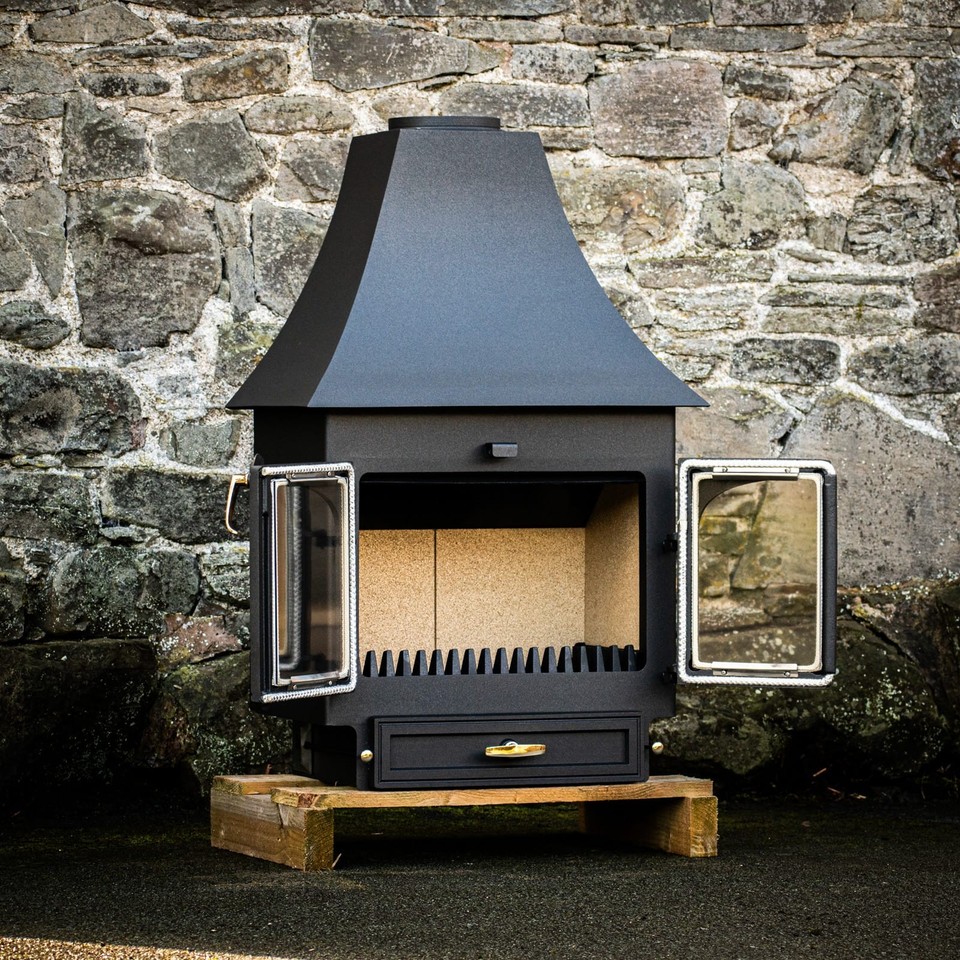 Clearview 650 High Canopy Woodburning Stove Wood Burner - Multifuel ...