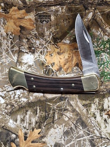Vintage Buck ..110.. 4 dot Knife With Short Blade Still Good Usable ...