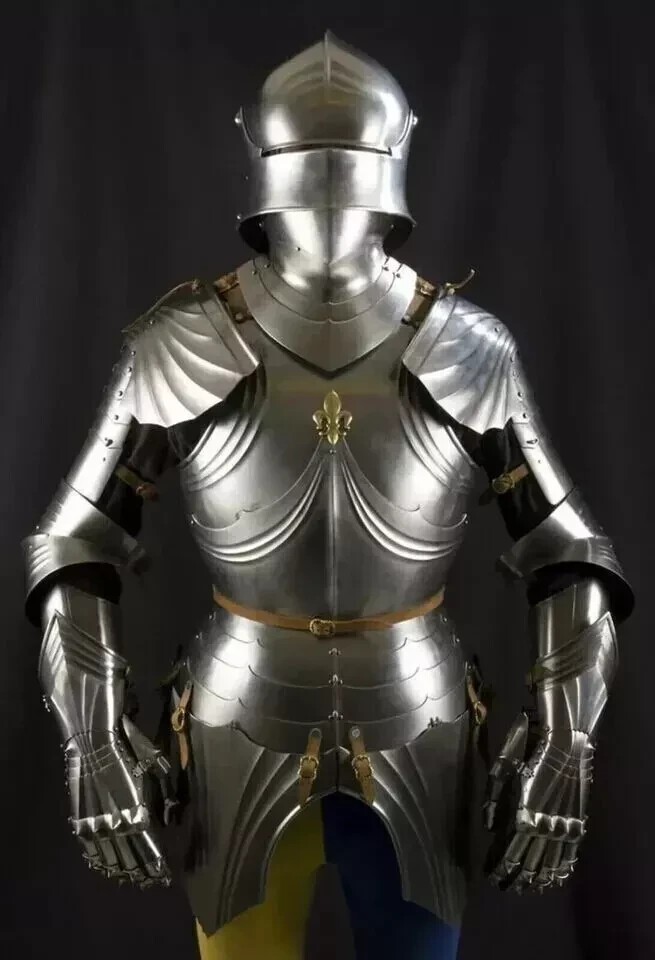 German Gothic Armor Suit | Medieval Knight Armor | Half Body Armor Suit ...