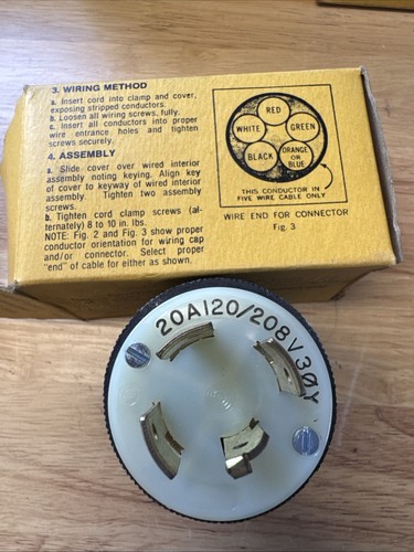 Hubbell HBL7411C Twist-Lock Nylon Plug | eBay