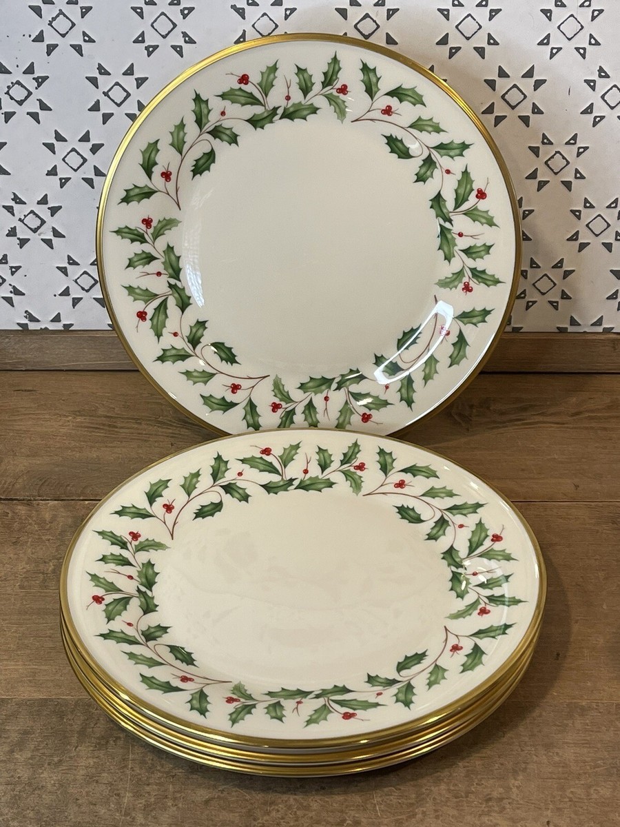 Lenox Christmas Dinner Plates Lenox Holiday 5 Piece Traditional Ivory
