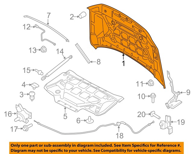 2018 2019 Ford Expedition Hood OEM for sale online | eBay