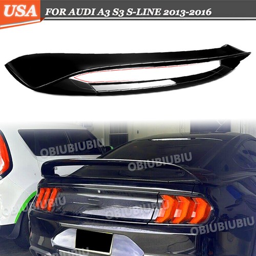 Glossy Black R Style For 15-22 Ford Mustang Shelby GT350 Rear Trunk ...