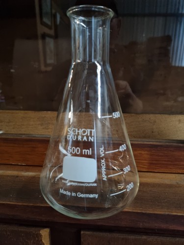 Ex LAB SCHOTT DURAN 500ML Glass Flask. | eBay Australia