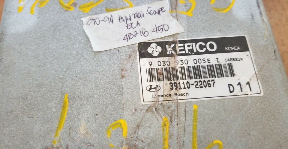 1991-1994 Hyundai Scoupe ecm ecu computer 39110-22067 | eBay