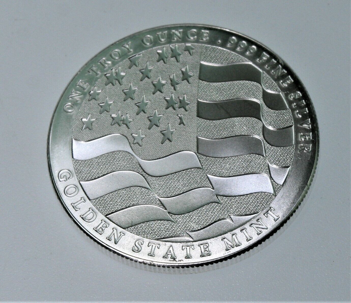 Double Eagle Flag of Strength Freedom Pride 1 oz .999 silver bullion ...