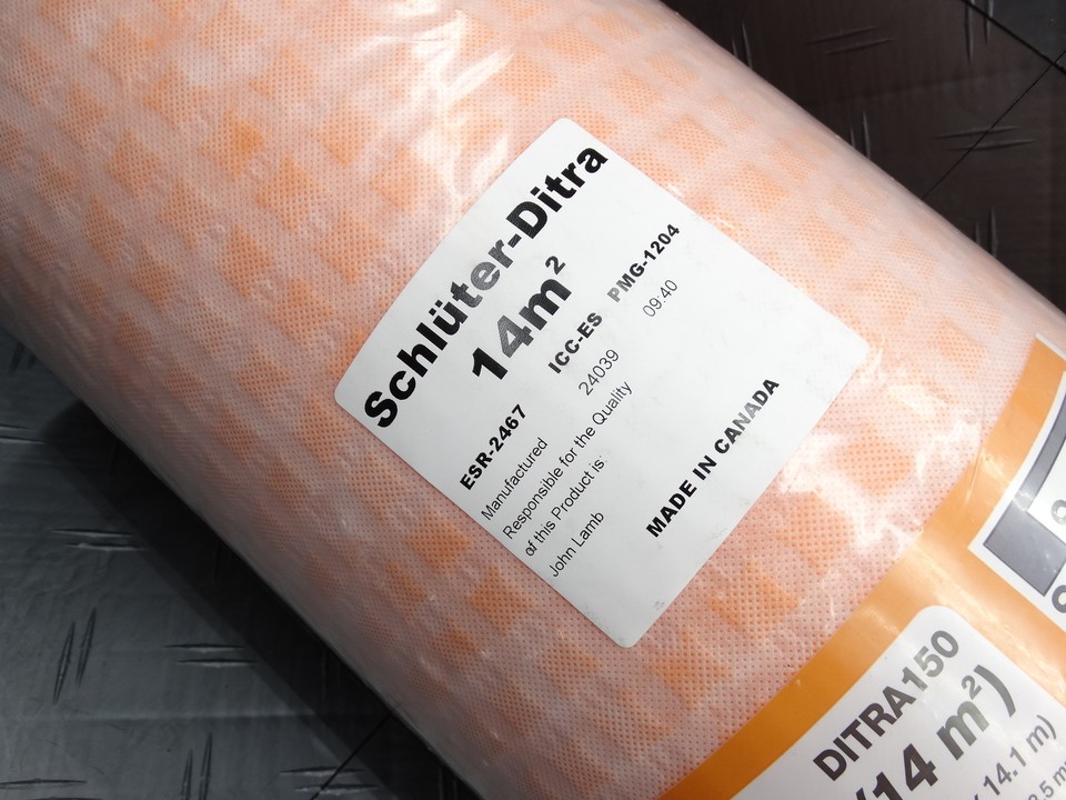 Schluter Ditra 150 sq. ft. 3 ft. 3 in. x 45 ft. Uncoupling Membrane ...