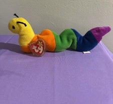 Inch the Inchworm - Yarn Antennae - Beanie Babies - Beaniepedia