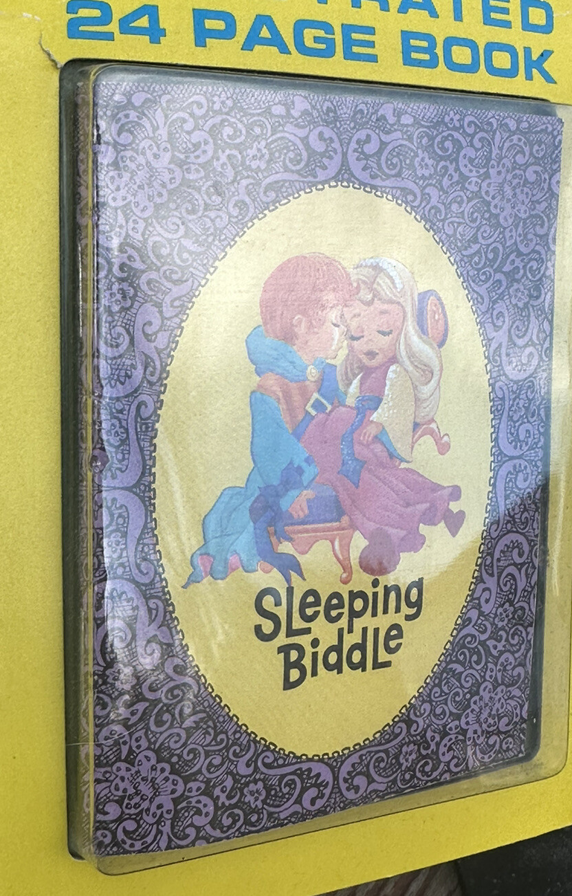 Liddle Kiddles STORYBOOK SLEEPING BIDDLE PARTIALLY OPEN PACKAGE-Vintage ...