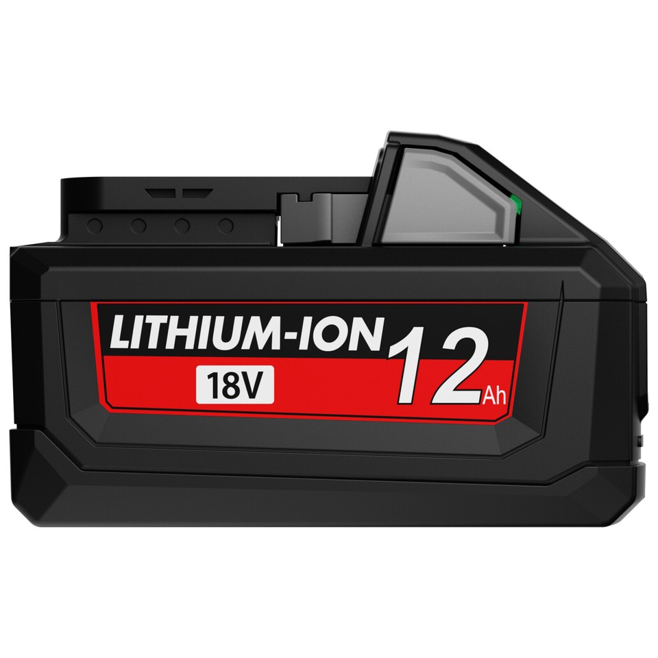 For Milwaukee For M18 18V 12Ah Extended Lithium Capacity 48-11-1812 ...