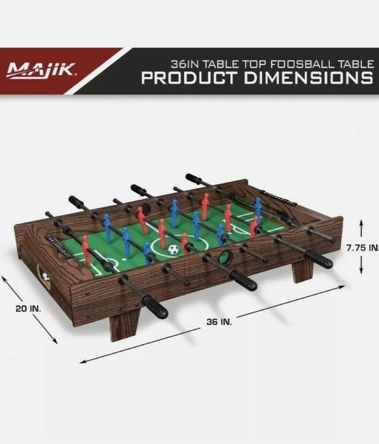 Majik 36in Table Top Foosball Table for sale online | eBay
