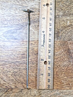 Made In Japan Clock Movement Pendulum Rod & Spring (See Pics To ID Mvmt ...