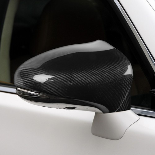 3K Dry Carbon Fiber Rearview Side Mirror Cover Trim For Lexus IS/ES/LS ...