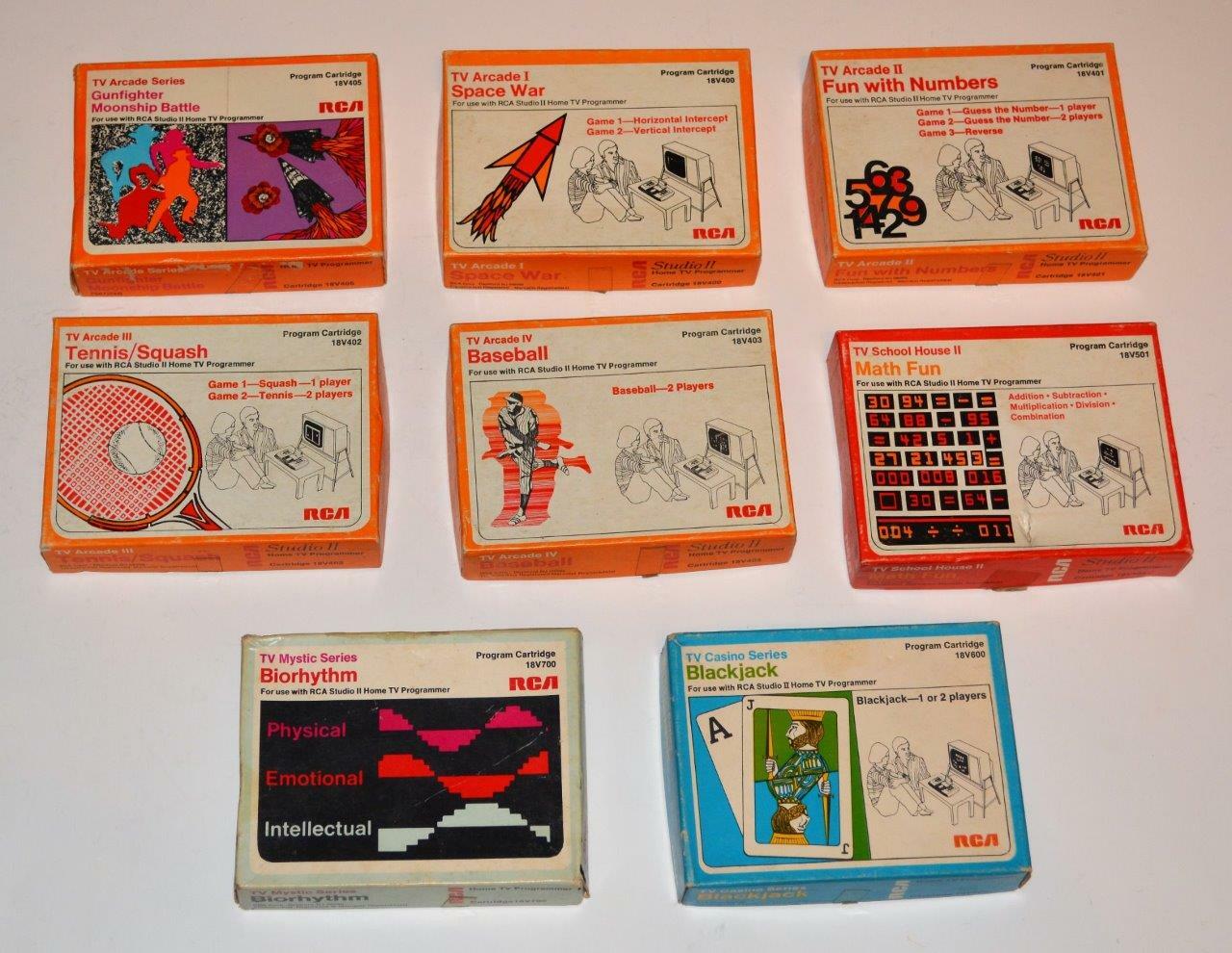 VTG 1977 RCA Studio II Home TV Arcade III TENNIS / SQUASH game ...