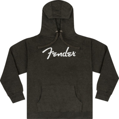 Fender Guitars Spaghetti Logo Hoodie/Sweatshirt, Gray Heather, XL ...